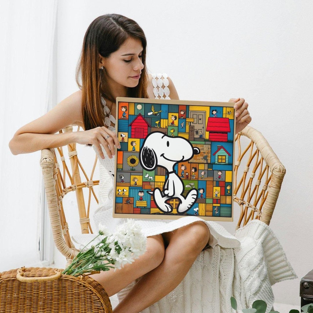 Snoopy and Woodstock Wall Art Snoopy Wall Decor Snoopy Peanuts Art ...