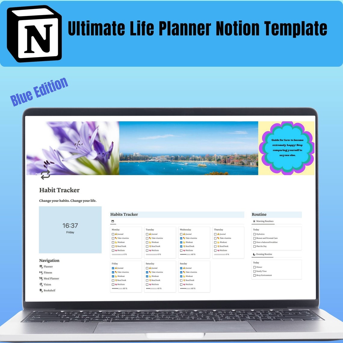 Notion Template Ultimate Life Planner Notion Templates All in One ...