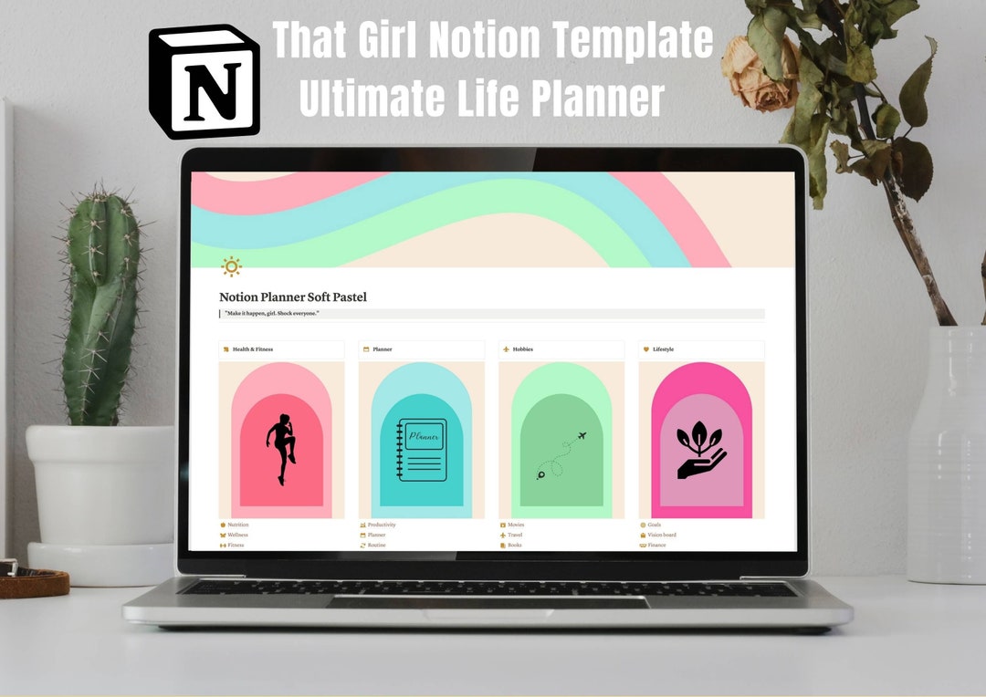 Notion Template, All in One Life Planner, Personal Planner, Notion ...