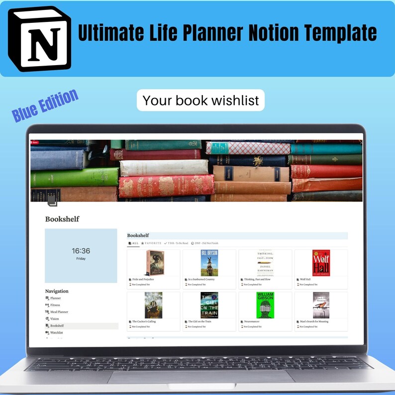 Notion Template Ultimate Life Planner Notion Templates All in One ...