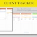 Client Tracker Spreadsheet, Google Sheets Client,order Tracker,small ...