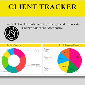 Client Tracker Spreadsheet, Google Sheets Client,order Tracker,small ...