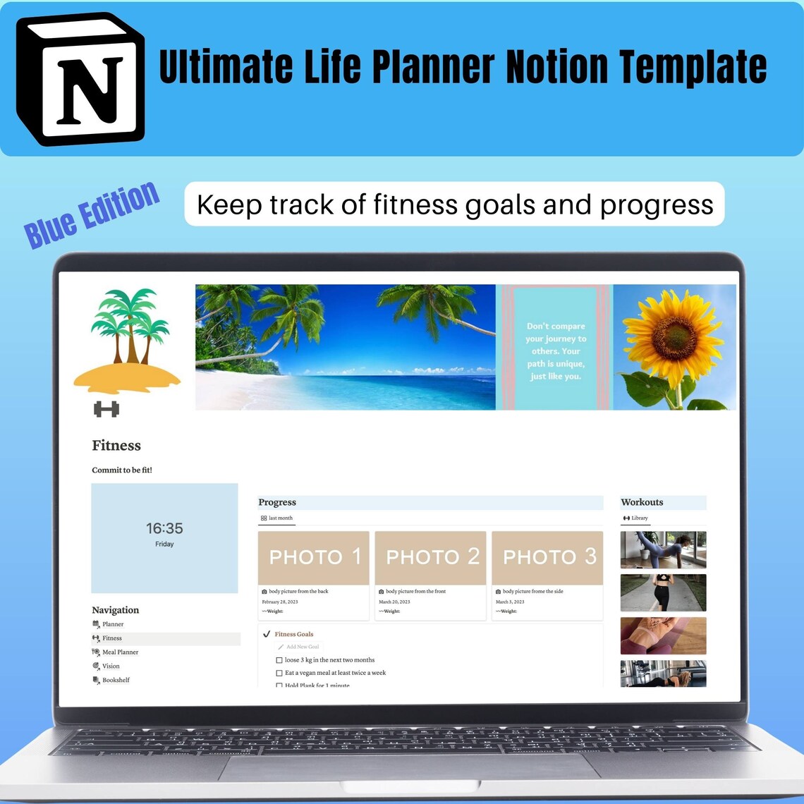 Notion Template Ultimate Life Planner Notion Templates All in One ...
