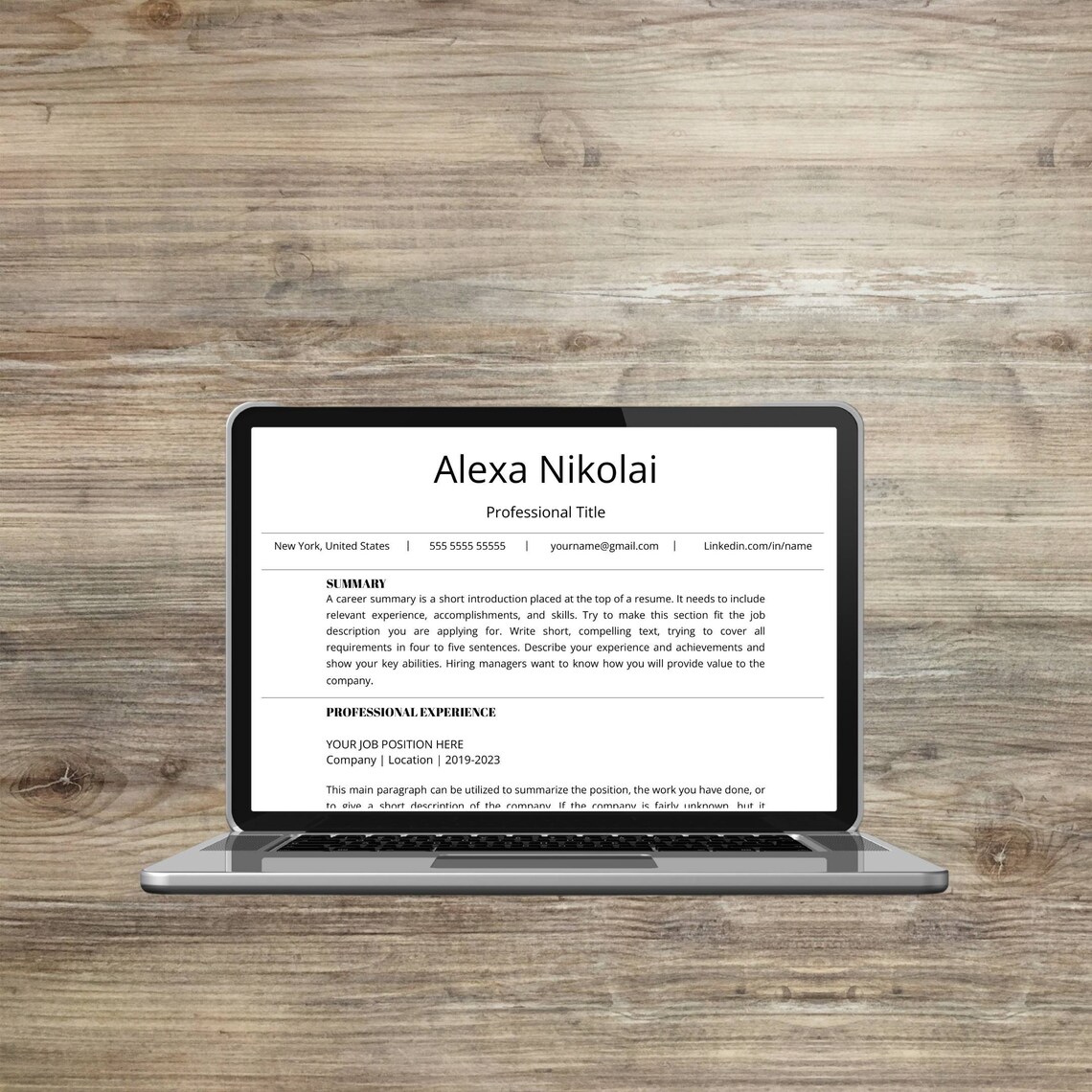 Resume Template Google Docs, Simple Resume Template, ATS Resume Template, Lebenslauf, Resume ...