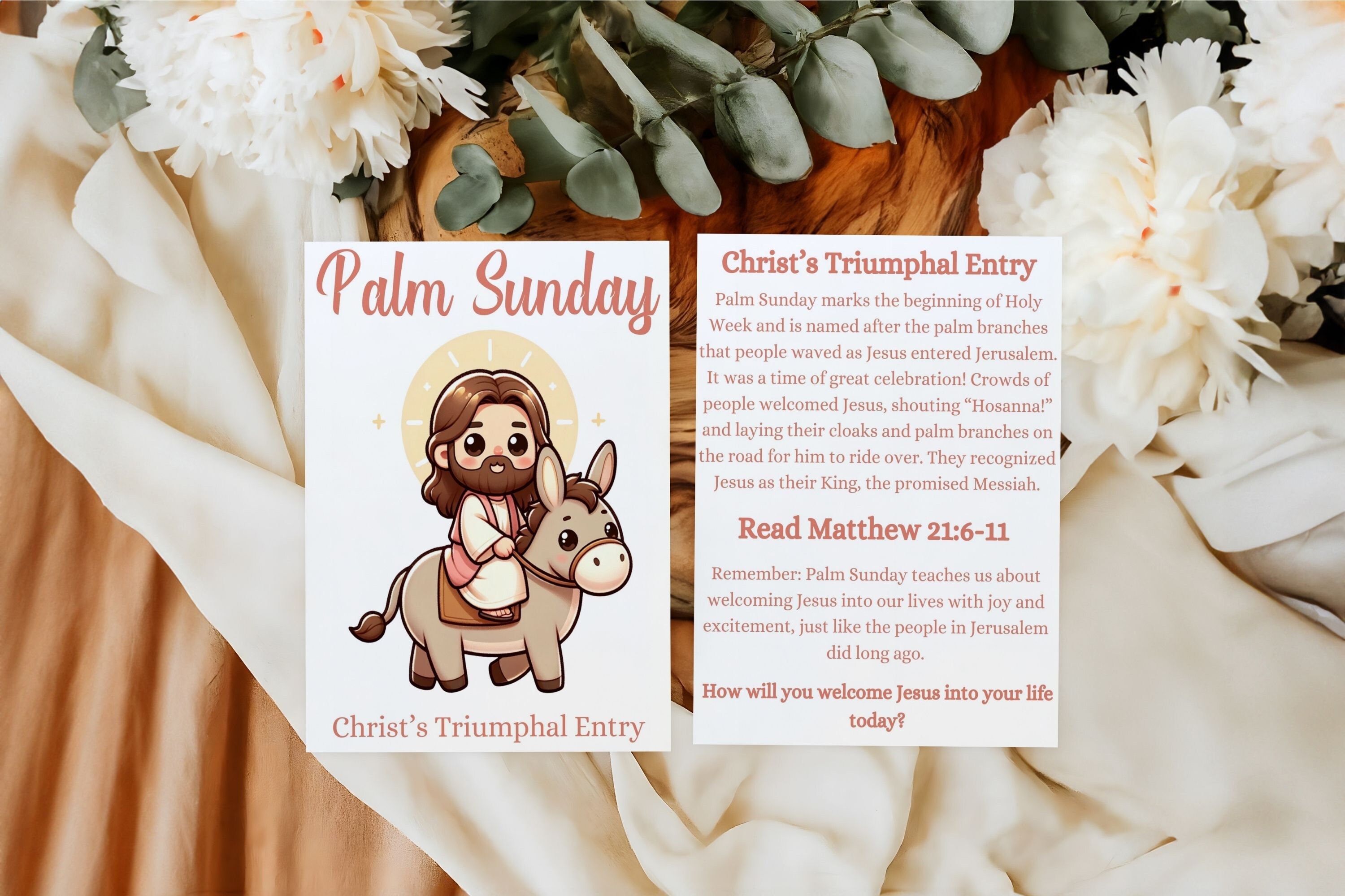 Holy Week the Easter Story Holy Week Cards Printable Holy Week for Kids ...