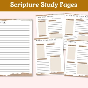 Printable Bible Study Bundle, Bible Reading Plan, Digital Bible Study ...