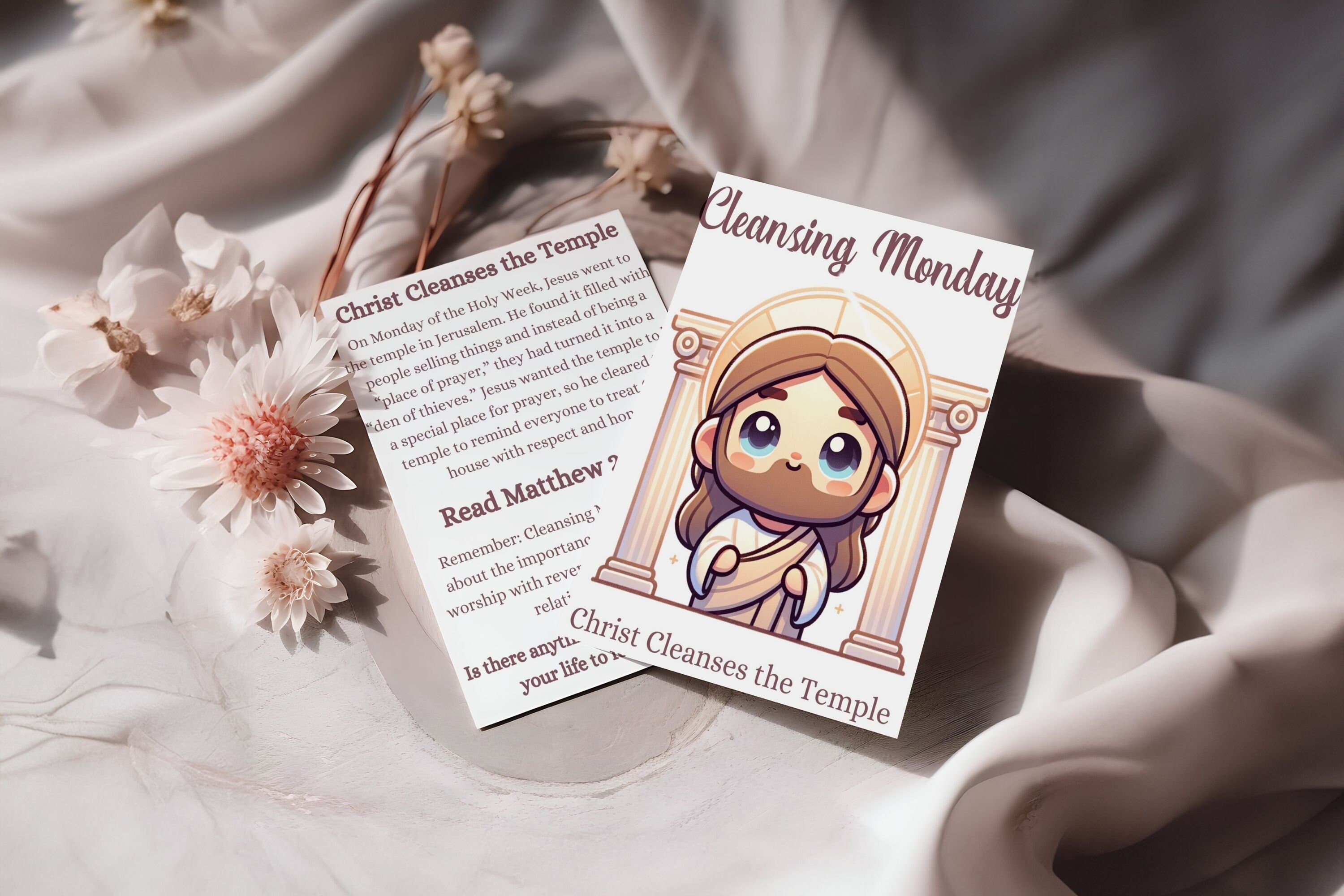 Holy Week the Easter Story Holy Week Cards Printable Holy Week for Kids ...