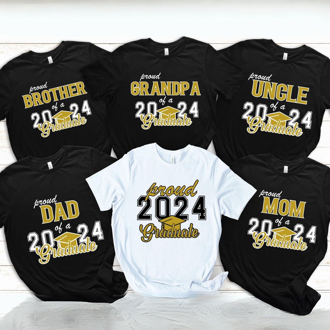 Custom Family Graduation Shirts, Senior 2024 Family Matching T Shirt ...