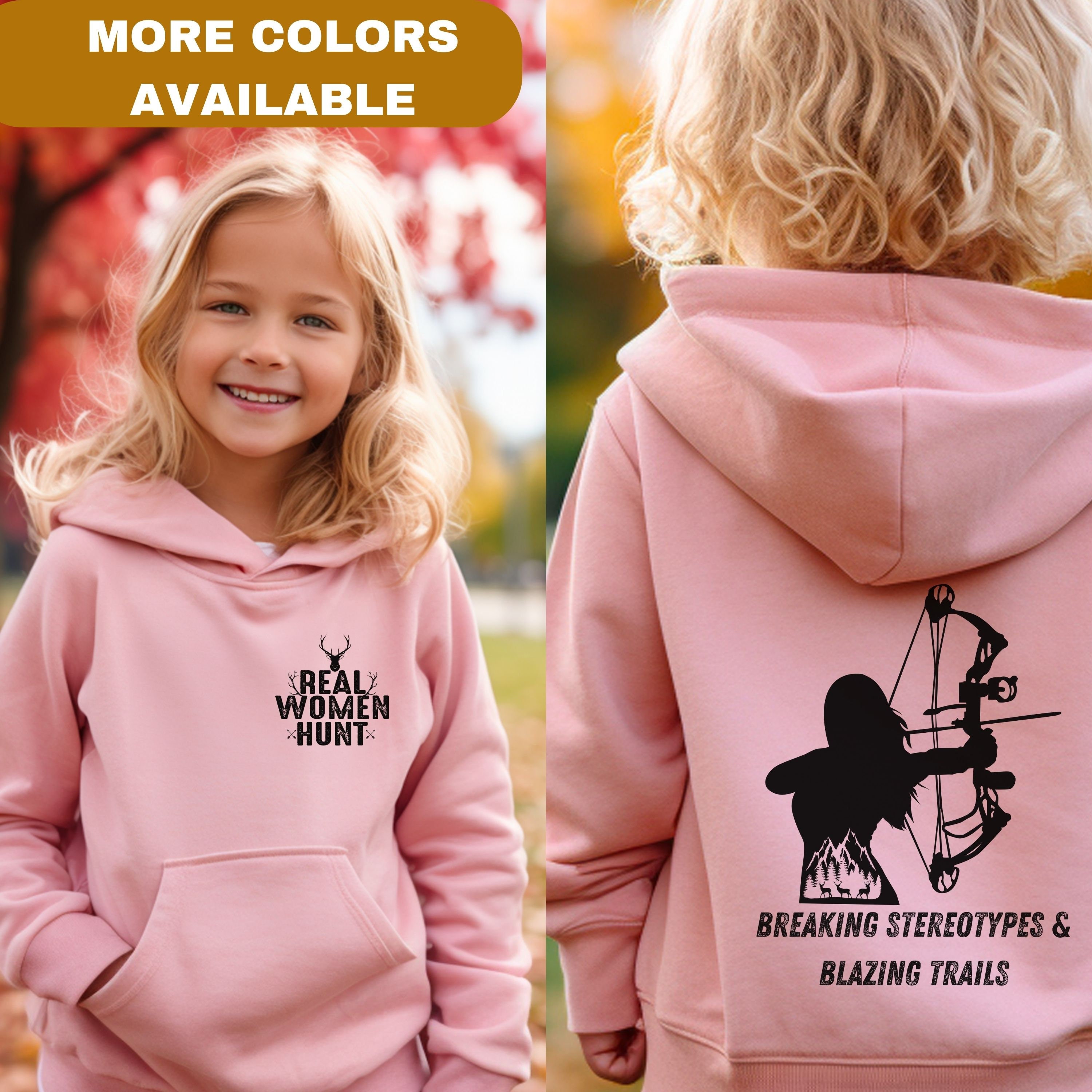 Real Women Hunt Hoodie, Hunt Like a Girl Shirt, Hunting Youth Shirt ...