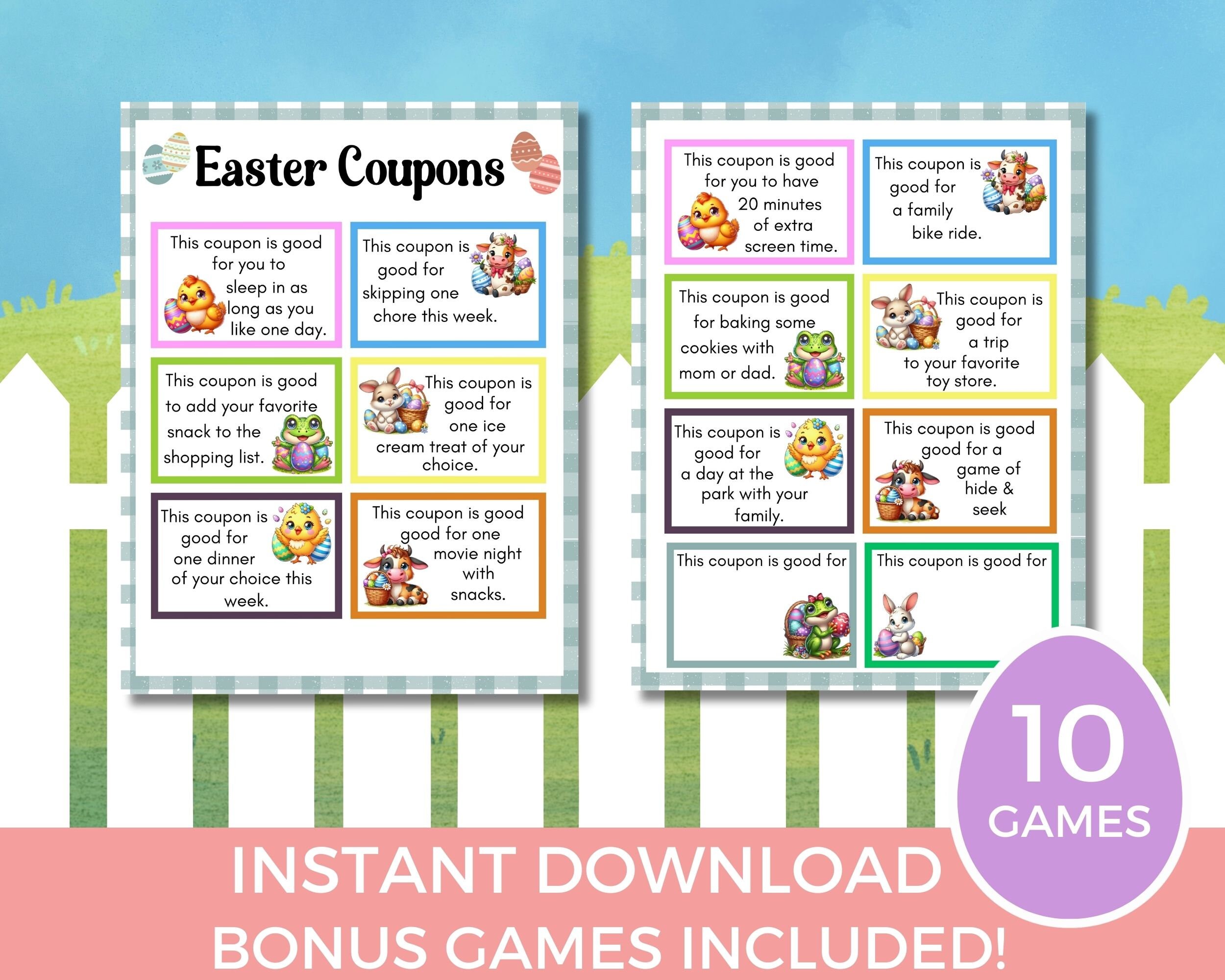 Christian Easter Games Bundle Printable Easter Resurrection Scavenger ...