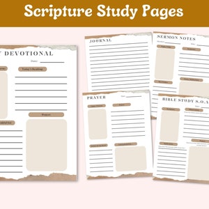 Printable Bible Study Bundle, Bible Reading Plan, Digital Bible Study ...