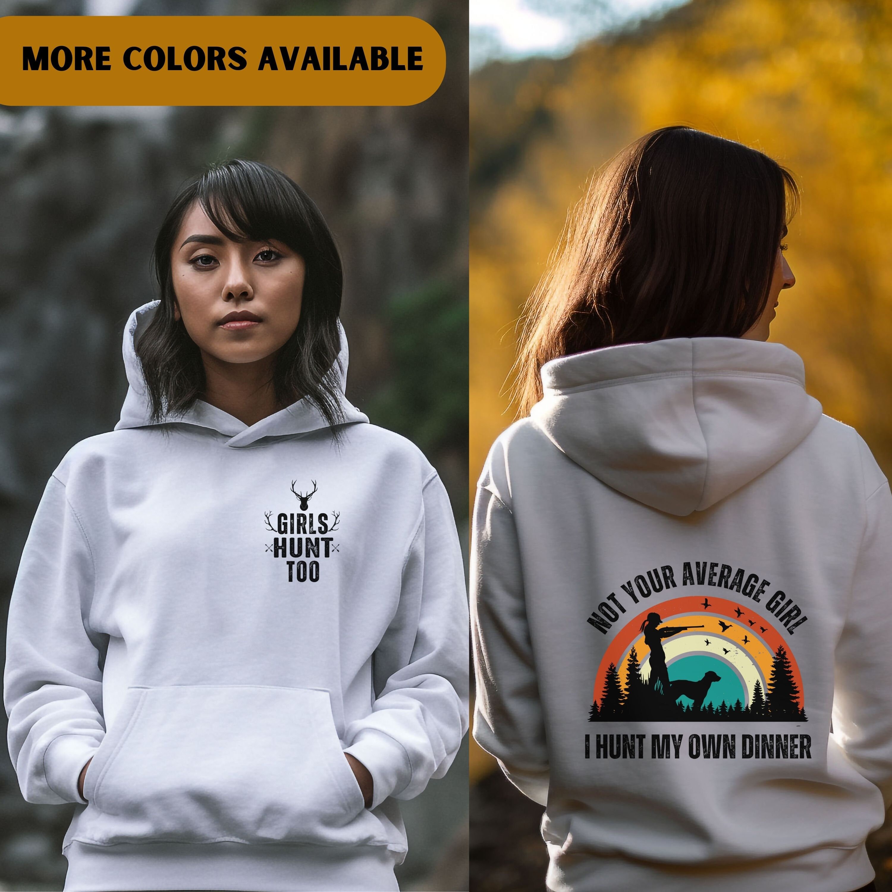 Girls Hunt Too Hunter Wife Hunting Sweatshirt, Girls Hunting Shirt ...