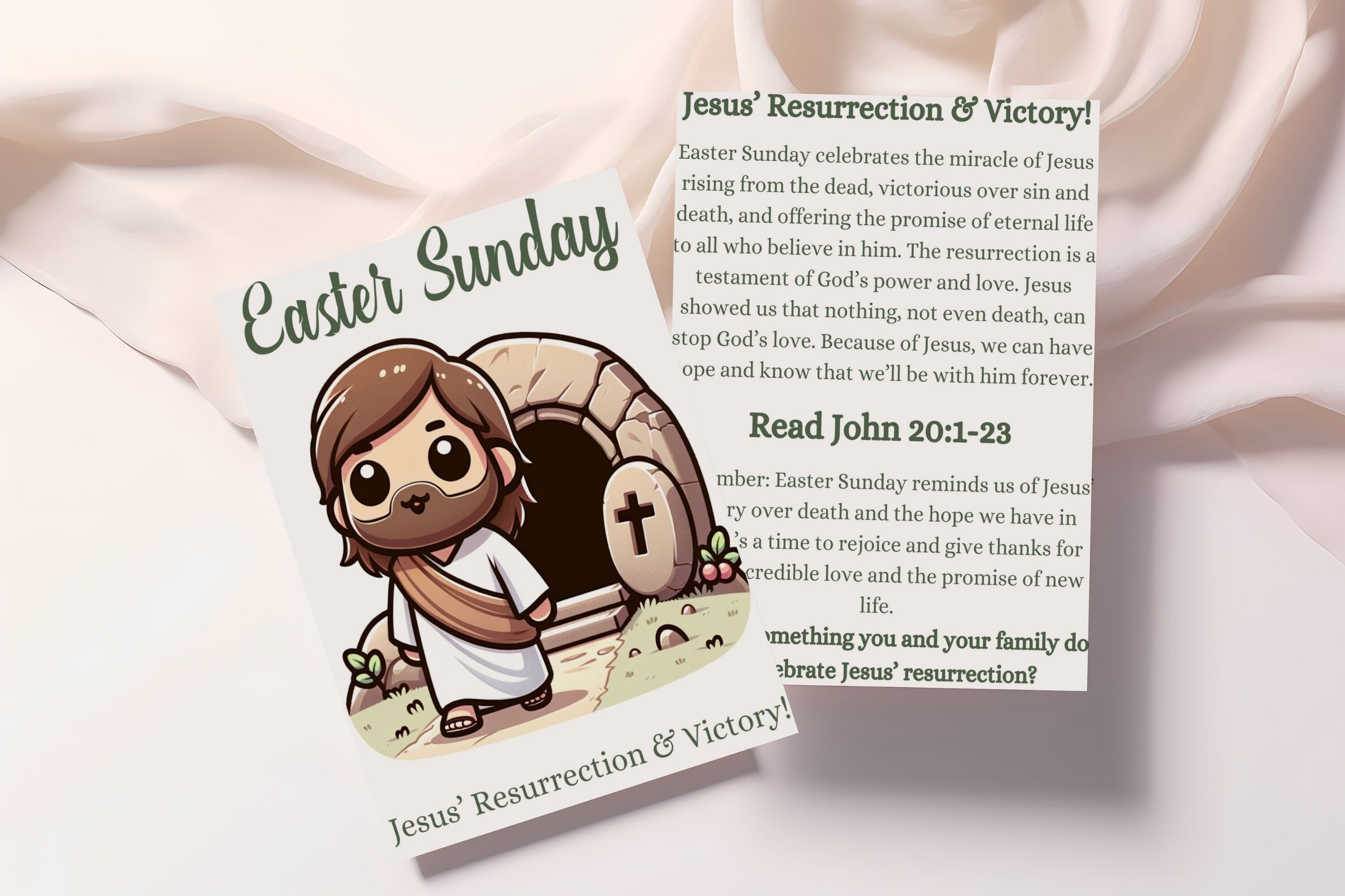 Holy Week the Easter Story Holy Week Cards Printable Holy Week for Kids ...