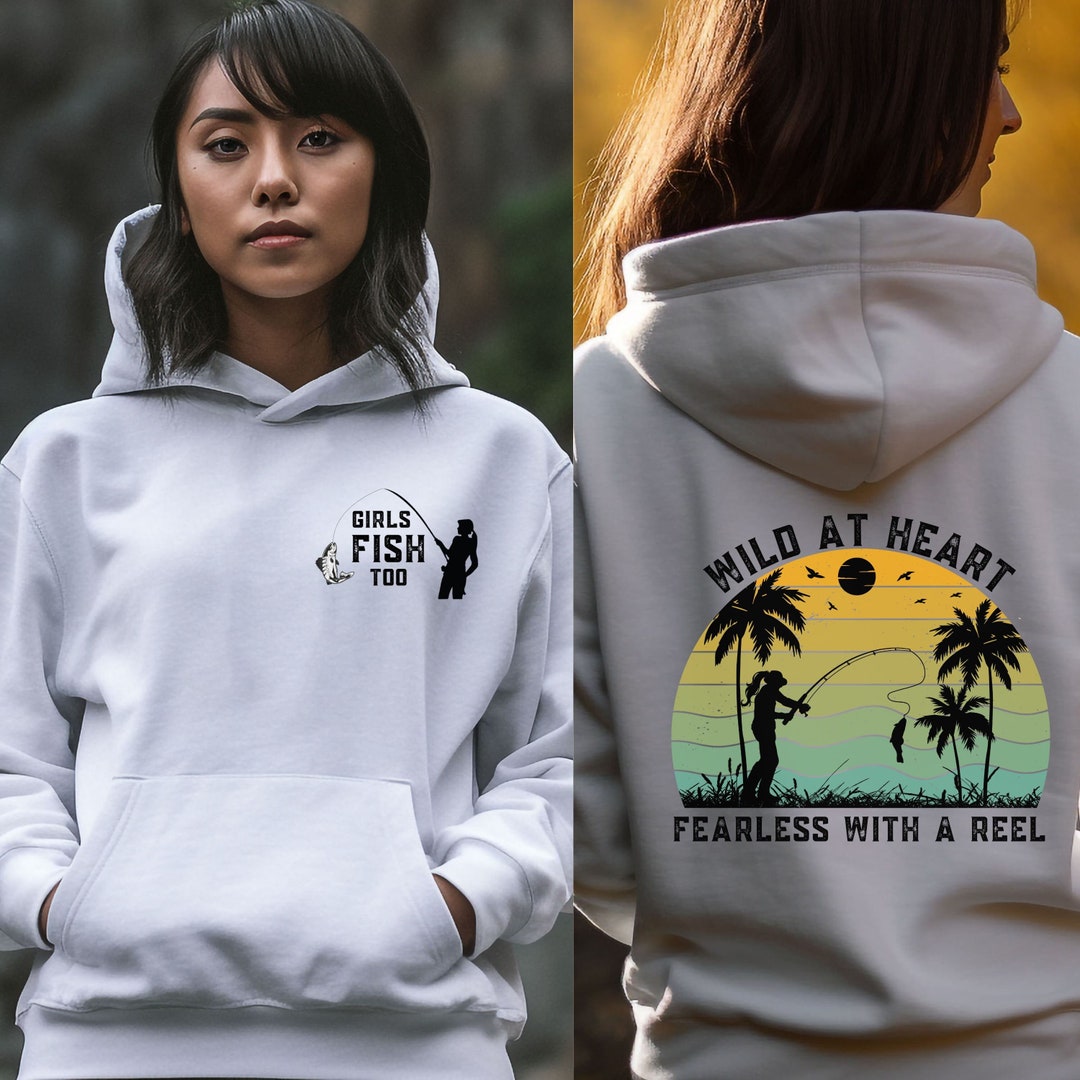 Girls Fish Too Shirt, Women Fish Too, Womens Fishing Shirt, Outdoors ...