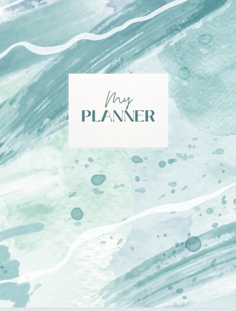 Minimalist Pastel Blue Digital Planner - Etsy