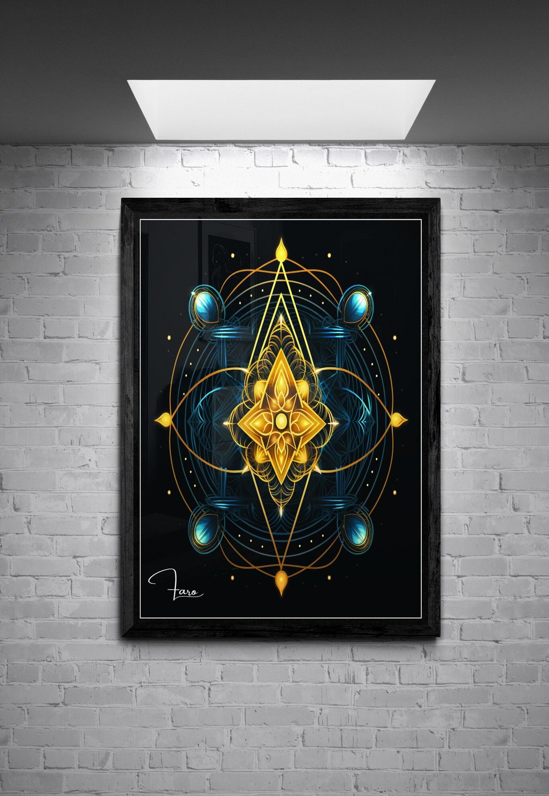 Quantum Geometry, Downloadable Poster, Spiritual Wall Art, Spiritual ...