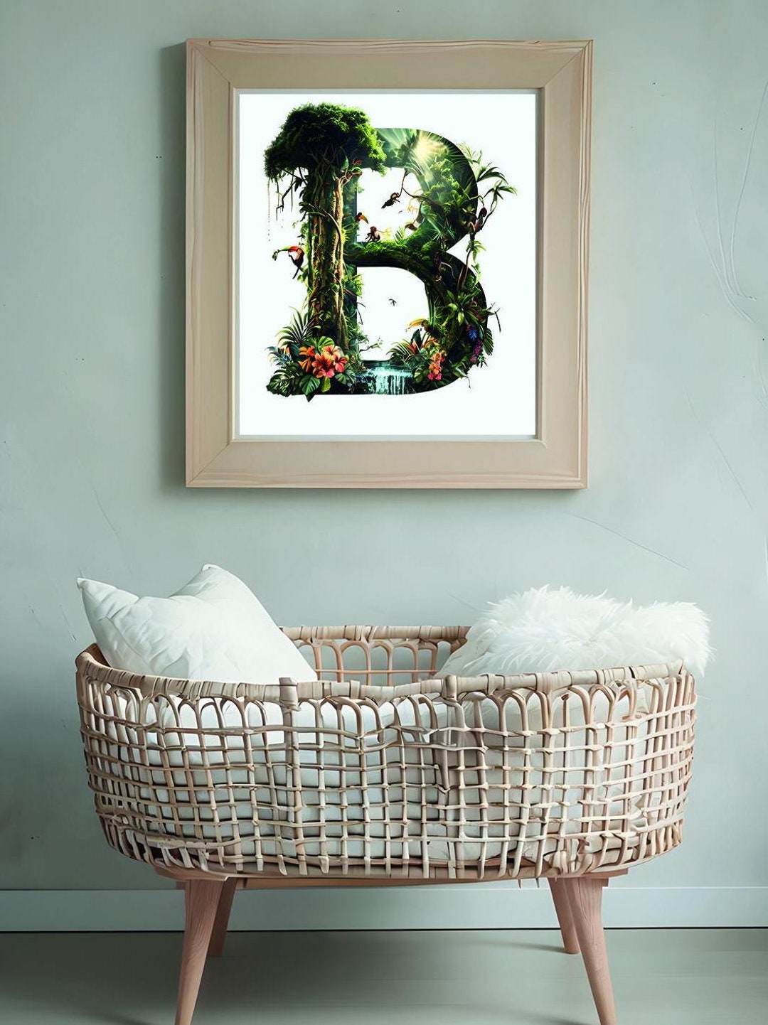 Amazon Rainforest Alphabet Letter Wall Art, Digital Print - Etsy