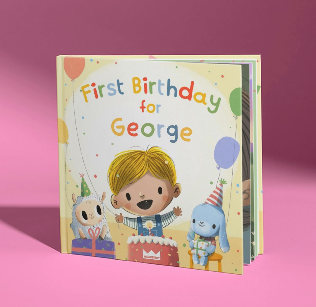 1st Birthday for You Personalised Book Gift for Babies- Gift for One ...