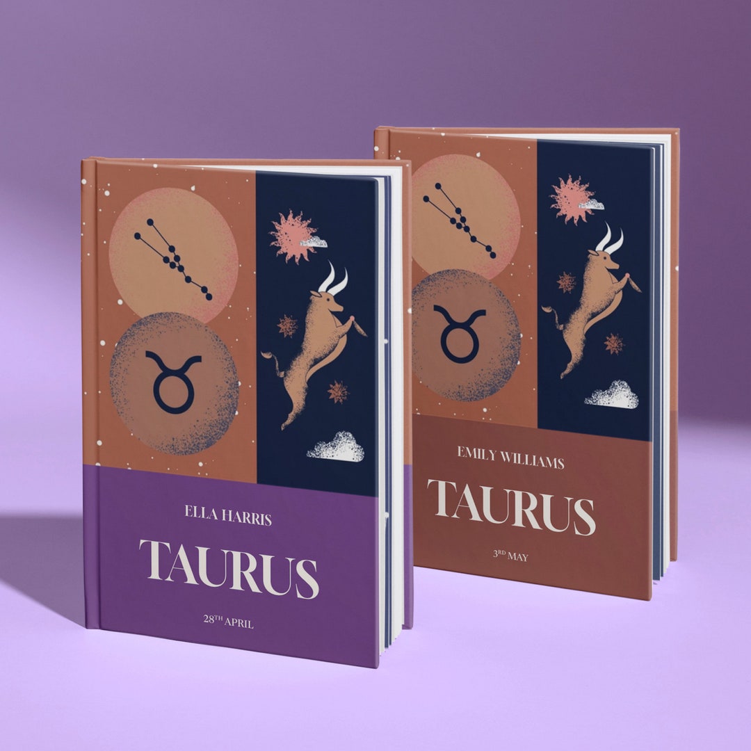 Taurus Birthday Gift, Personalised Taurus Book - Powerful Edition ...