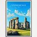 Stonehenge Travel Poster Stonehenge Poster England Wall Art, the ...