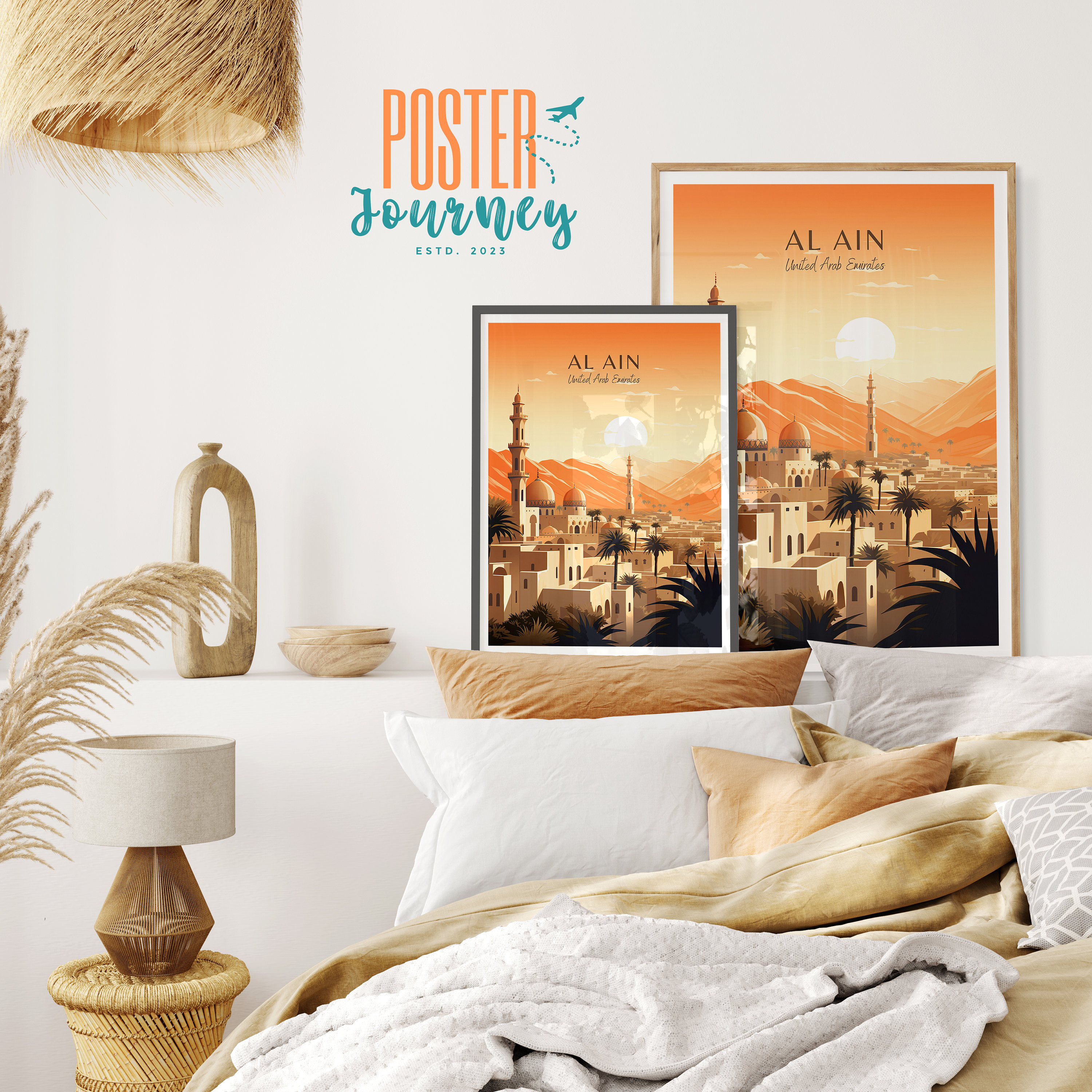 Al Ain Travel Poster - UAE Wall Art for Home Decor, the Perfect Gift ...