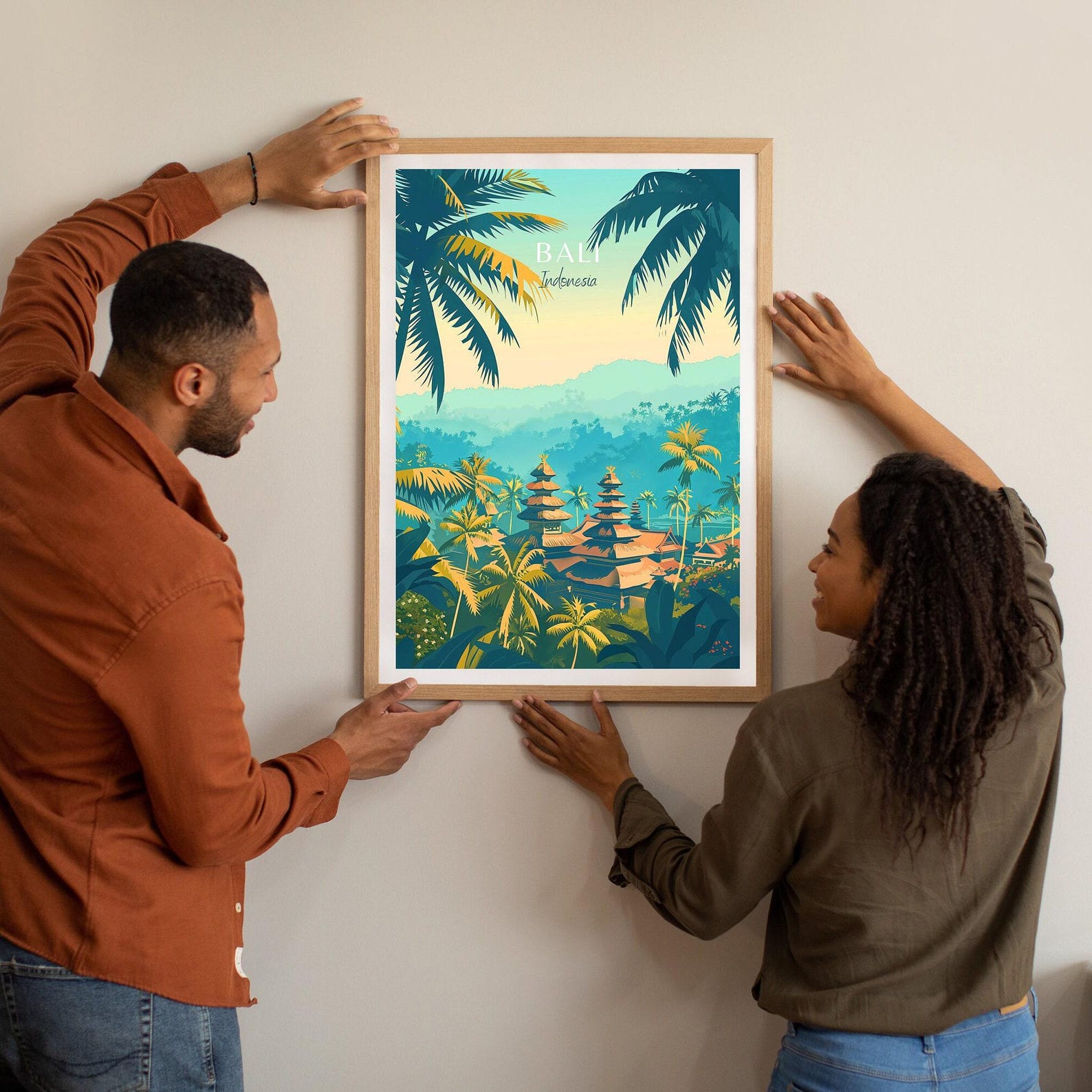 Bali Travel Poster - Indonesia Wall Art, the Perfect Gift and a Lasting ...