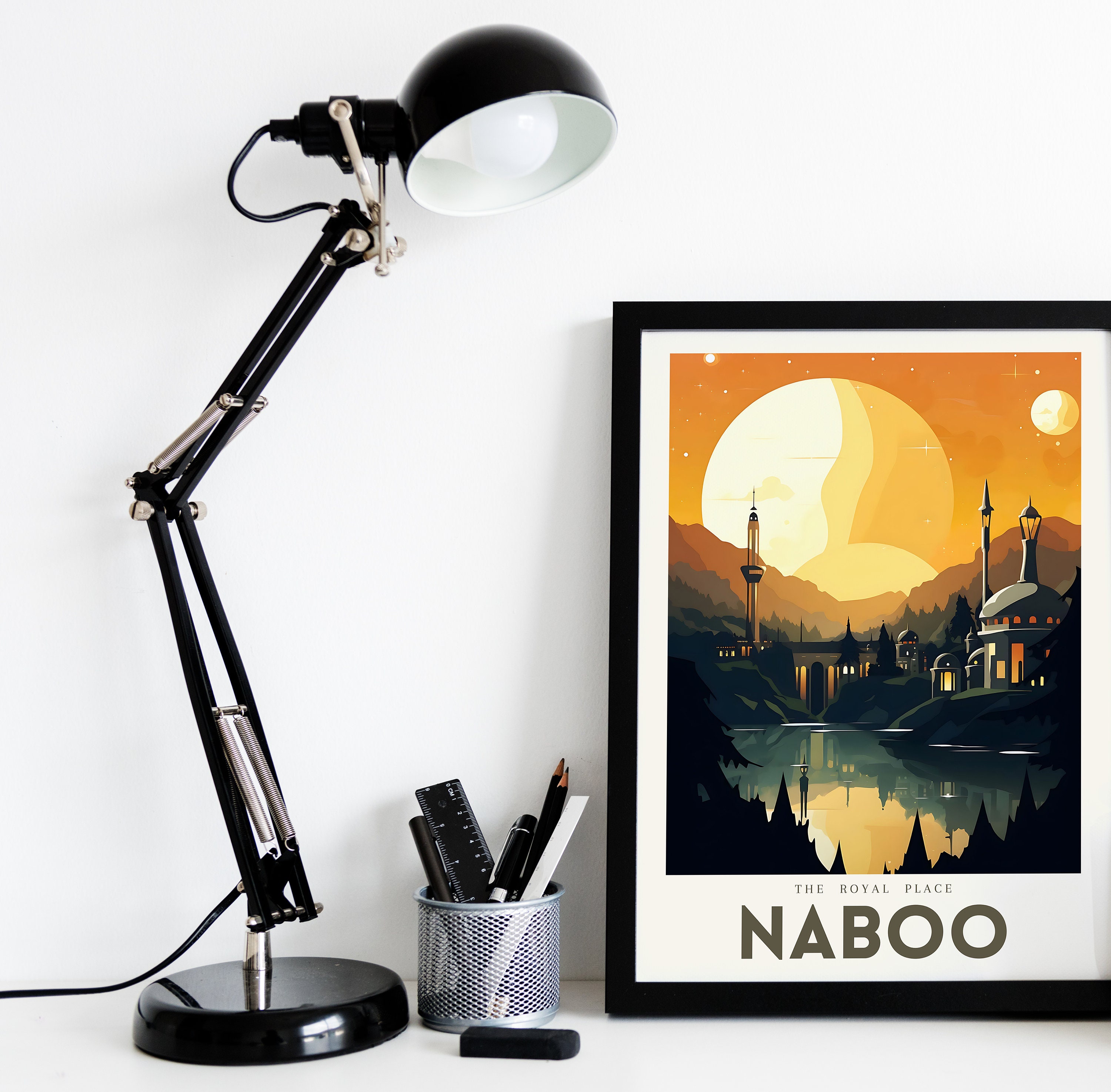 Star Wars Planet Naboo Travel Poster - Vintage Print Ideal as a Gift ...