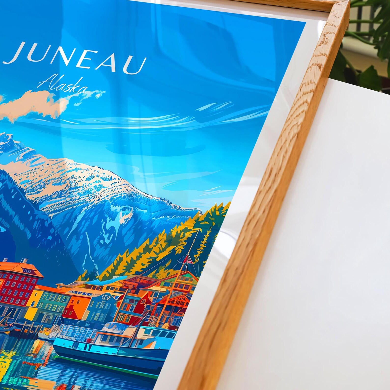 Juneau Travel Poster - Alaska Wall Art, the Perfect Gift and a Lasting ...