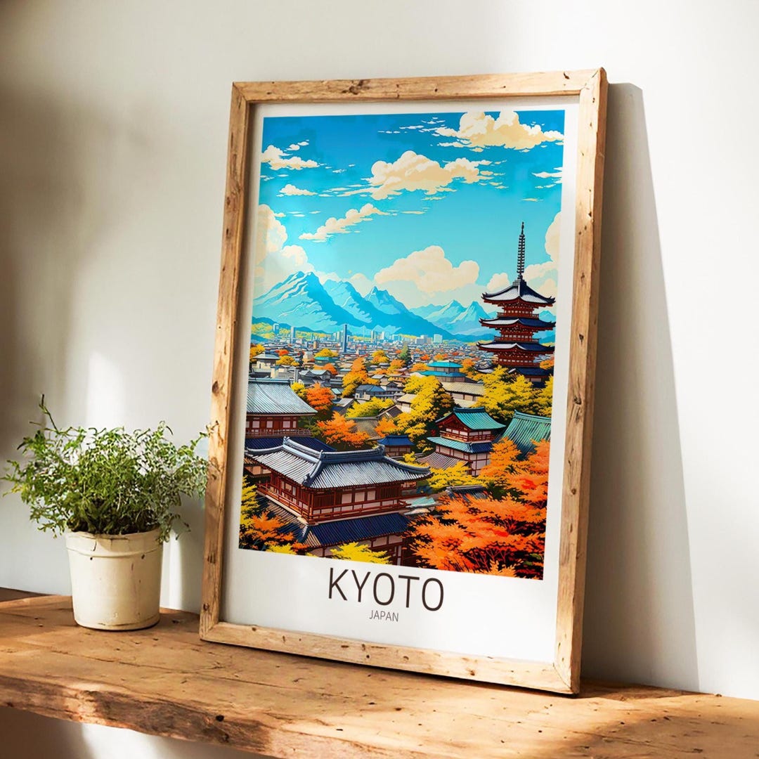 Kyoto Poster, Kyoto Print, Kyoto Wall Art, Kyoto Art Print, Kyoto Photo ...