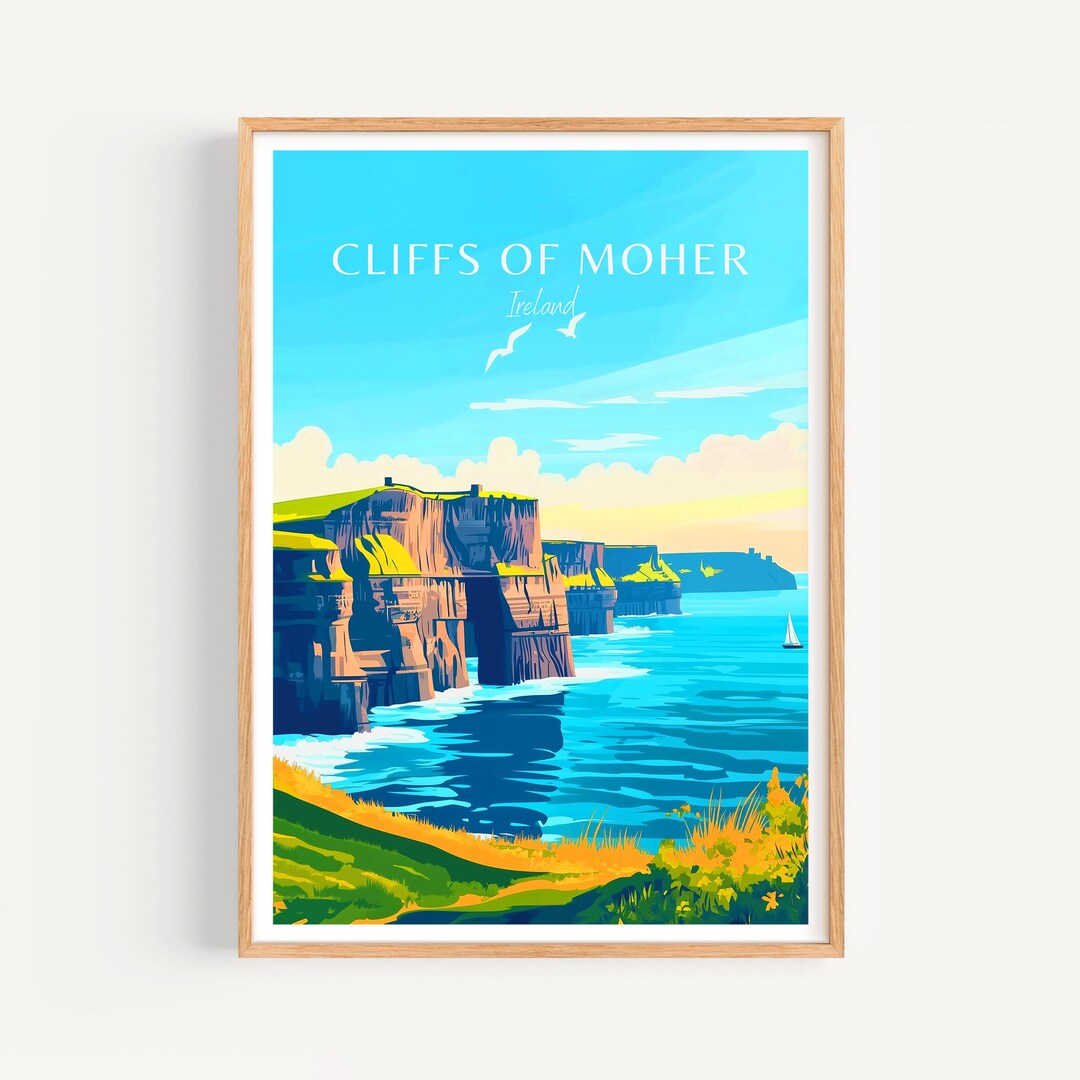 Cliffs of Moher Poster - Ireland Wall Art, the Perfect Gift and a ...