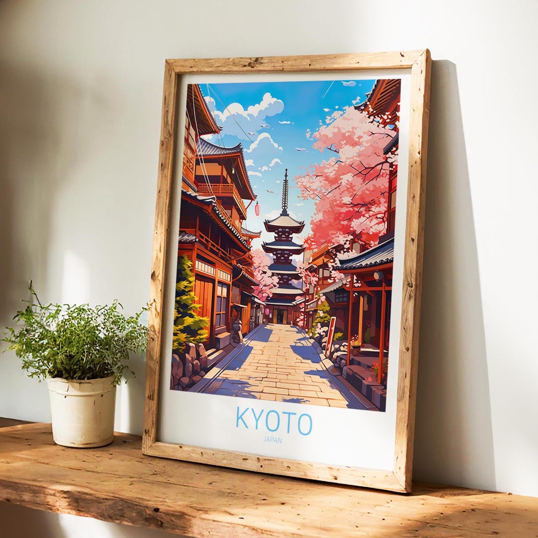 Kyoto Print, Kyoto Poster, Kyoto Wall Art, Kyoto Art Print, Kyoto Photo ...
