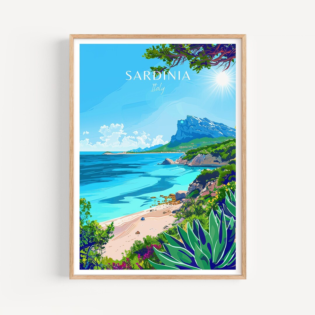 Sardinia Poster – Italy Wall Art, the Perfect Gift and Lasting Travel ...