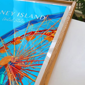 Coney Island Travel Poster - New York Wall Art, the Perfect Gift and a ...