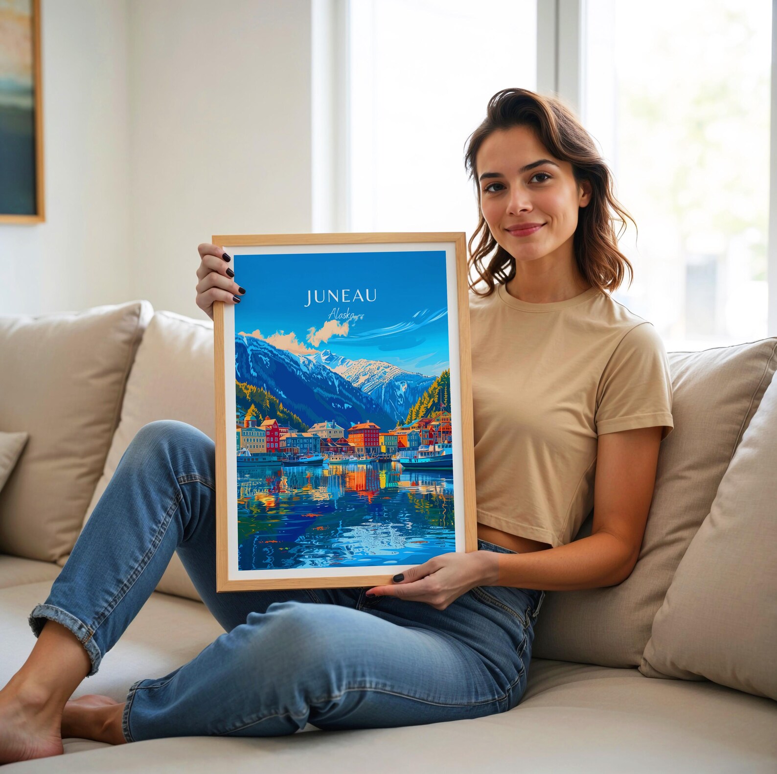 Juneau Travel Poster - Alaska Wall Art, the Perfect Gift and a Lasting ...