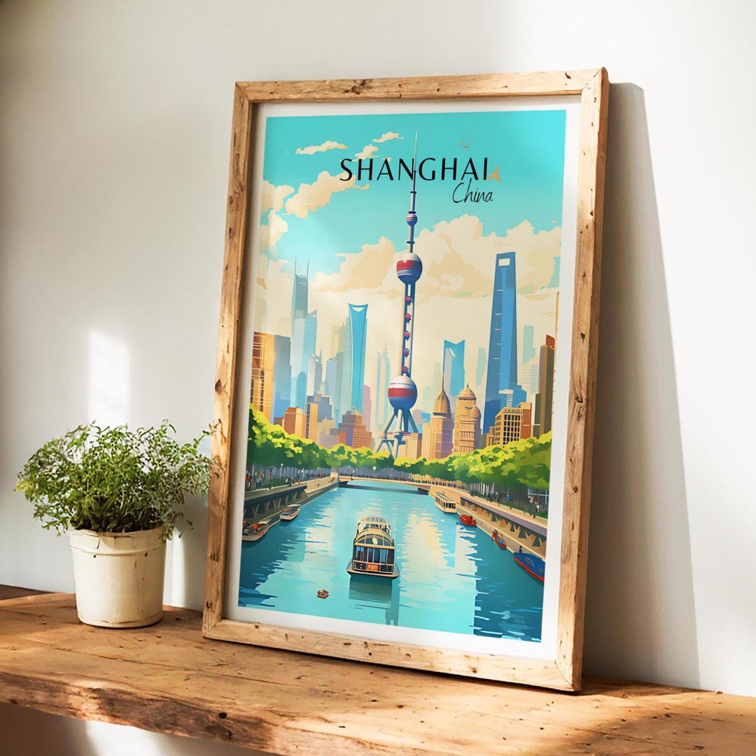 Shanghai Poster - Chinese Wall Art, the Perfect Gift and a Lasting ...