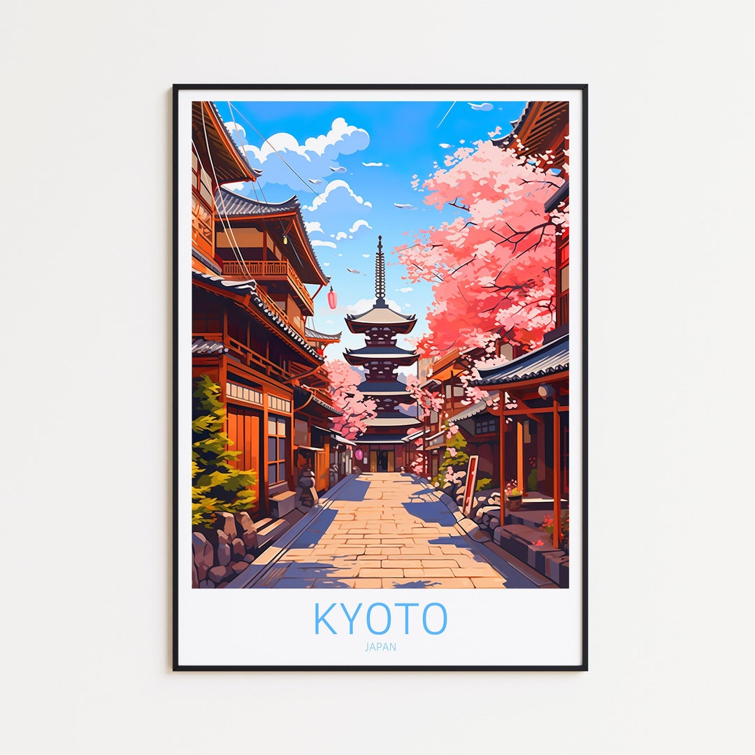 Kyoto Print, Kyoto Poster, Kyoto Wall Art, Kyoto Art Print, Kyoto Photo ...