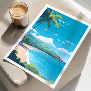 Maui Travel Poster - Hawaii Wall Art, the Perfect Gift and a Lasting ...