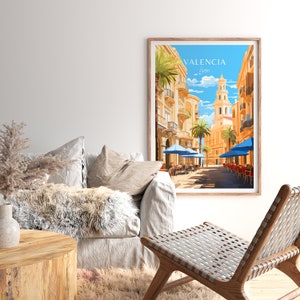Valencia Travel Poster – Spain Wall Art, the Perfect Gift and a Lasting ...