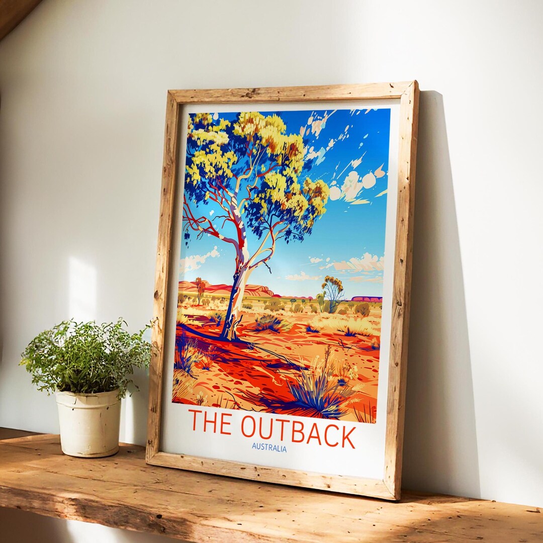 Outback Poster - Australian Wall Art, the Perfect Gift and a Lasting ...