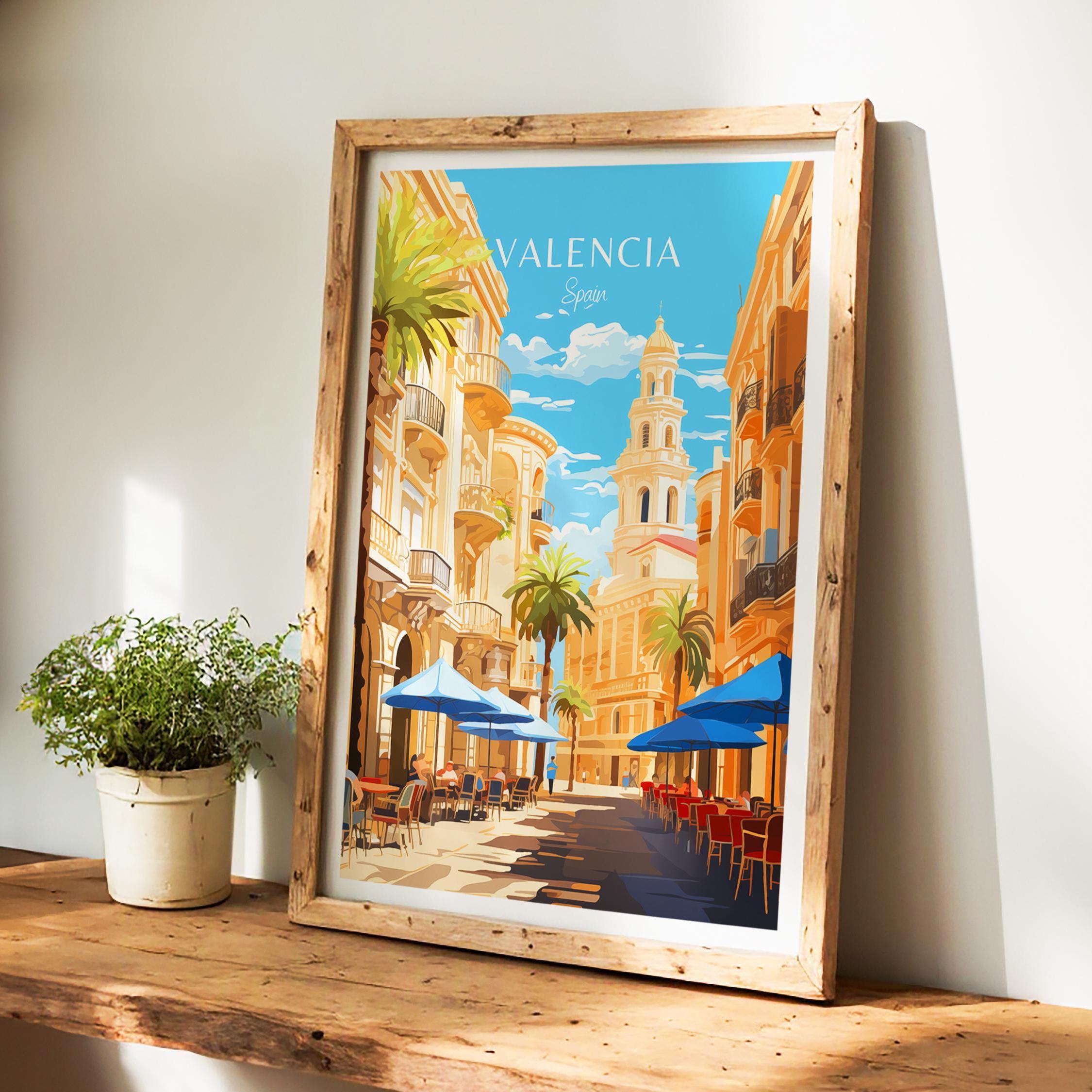 Valencia Travel Poster – Spain Wall Art, the Perfect Gift and a Lasting ...