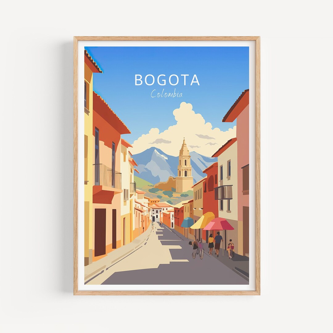 Bogota Poster - Colombia Wall Art for Home Decor, the Perfect Gift and ...