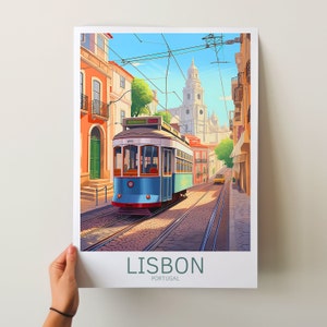 Lisbon Travel Poster - Lisbon Poster - Portugal Wall Art, the Perfect ...