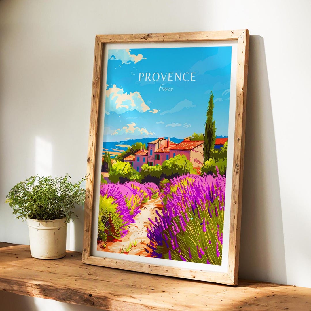 Provence Poster - France Wall Art, the Perfect Gift and a Lasting ...