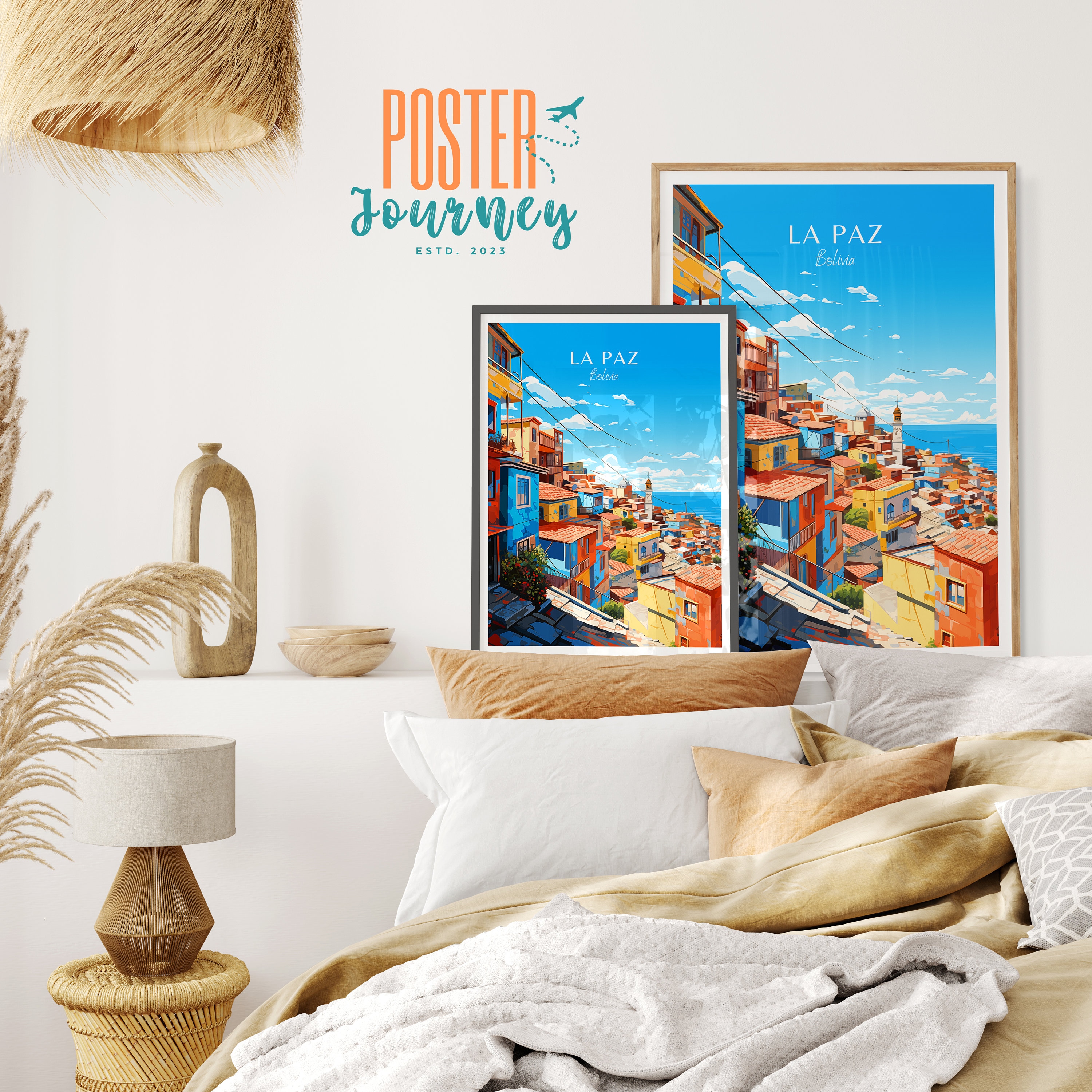 La Paz Travel Poster - Bolivia Wall Art for Home Decor, the Perfect ...