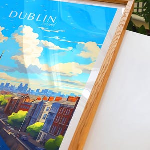 Dublin Travel Poster Ireland Poster Dublin Vintage Poster Travel Poster ...