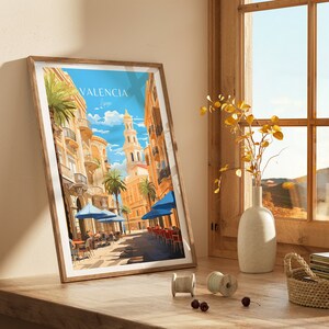 Valencia Travel Poster – Spain Wall Art, the Perfect Gift and a Lasting ...