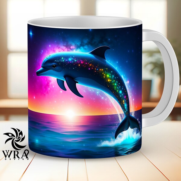 Watercolor Dolphin - Etsy