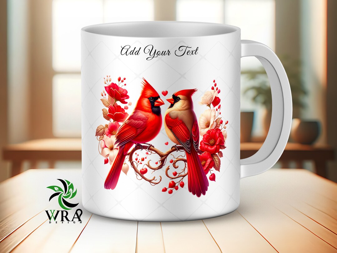 Cardinal Mug Wrap Png Coffee Mug Png Sublimation Designs Cardinal ...