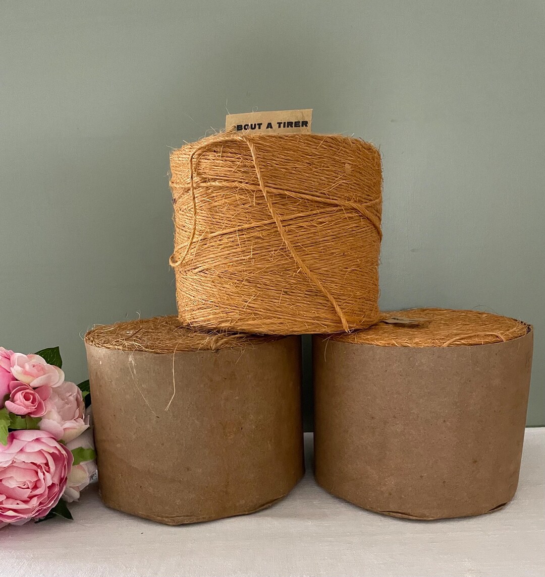 Huge Antique French Spool of String, Fabulous Large Twine Ball, Farmers ...
