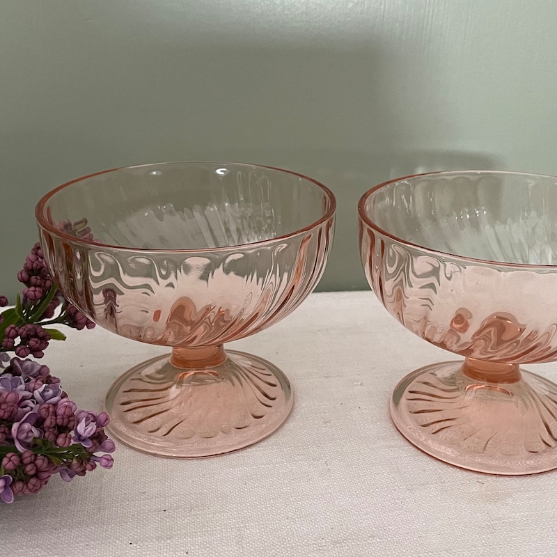 Pink Glassware - Etsy